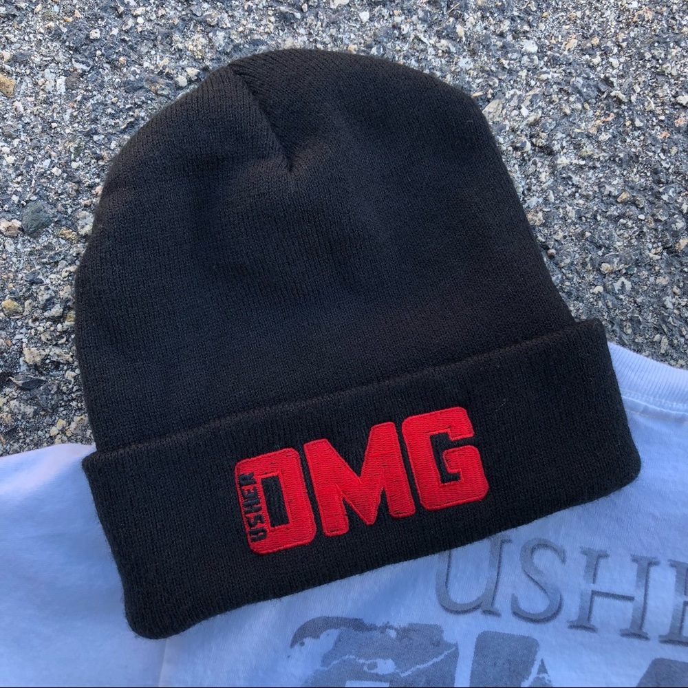 ‘10 Usher Omg Tour Beanie & Tee Holiday Combo Pack! - Gem